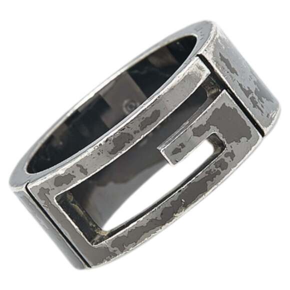 Gucci | Jewelry | Gucci G Logo Open Ring Sv925 Silver Womens Gucci ...